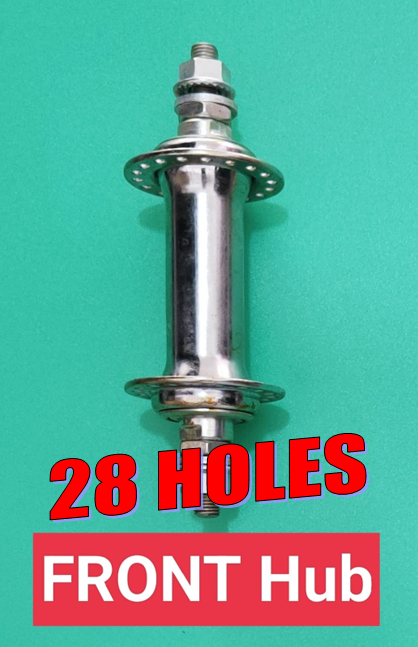 Bike Hubs Set Nut Type Front and Rear Hub for Universal Bike 28 Holes ...