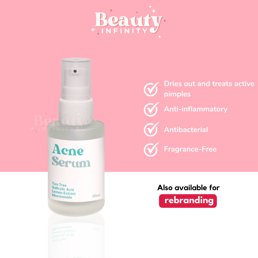Beauty Infinity Fragrance Free Facial Serum (30ml) Niacinamide, Alpha ...