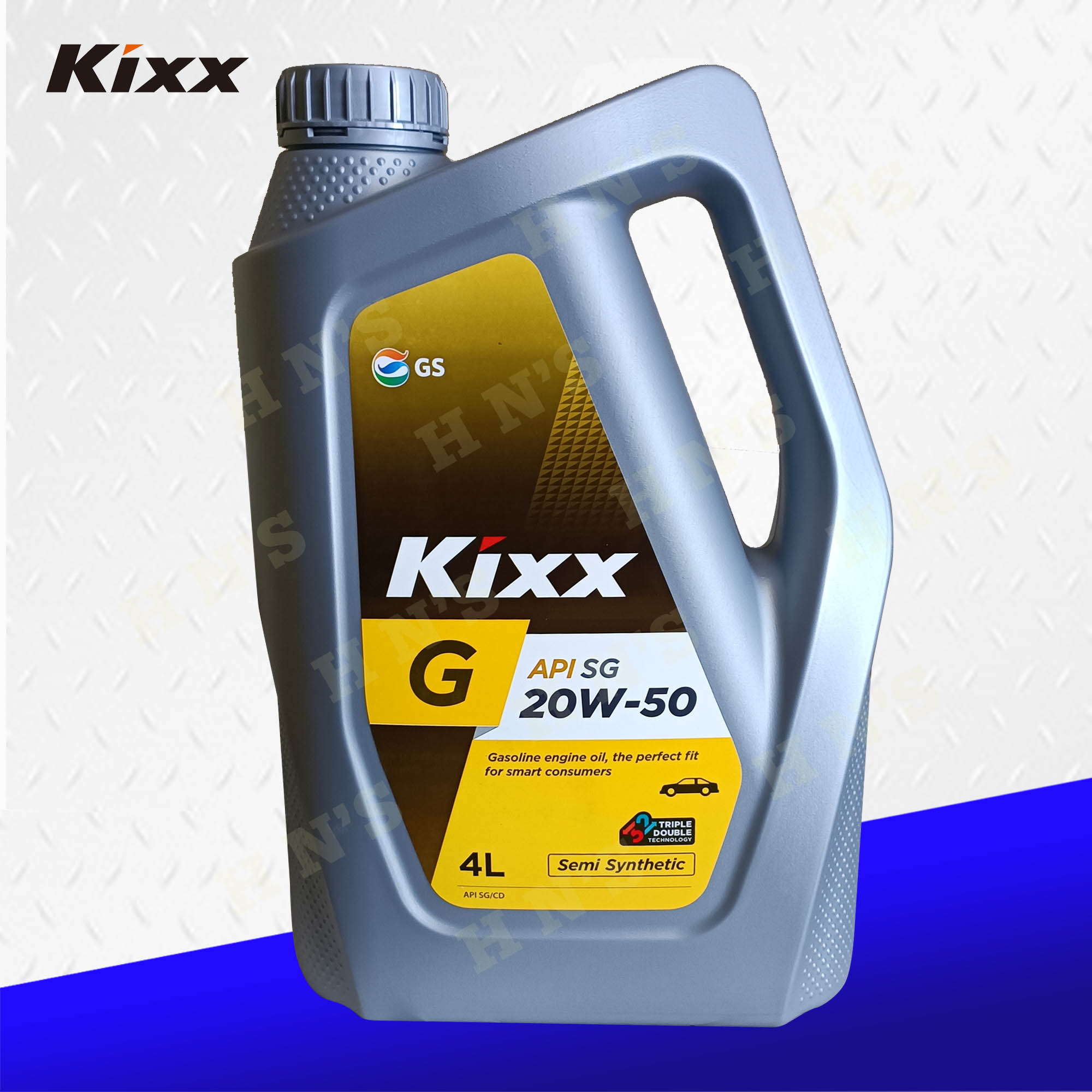 Kixx G 20W-50 Semi Synthetic Motor Oil for Gas Engines 4L ( 4 Liters ...