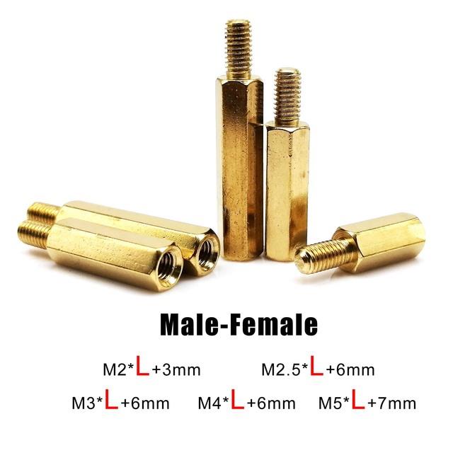 M2 M2.5 M3 M4 M5 PCB Motherboard Coupling Connector Joint Nut Hex ...