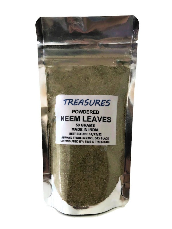 Treasures Neem Leaves Powder - Neem Ke Patte Powder - 100% Pure From ...