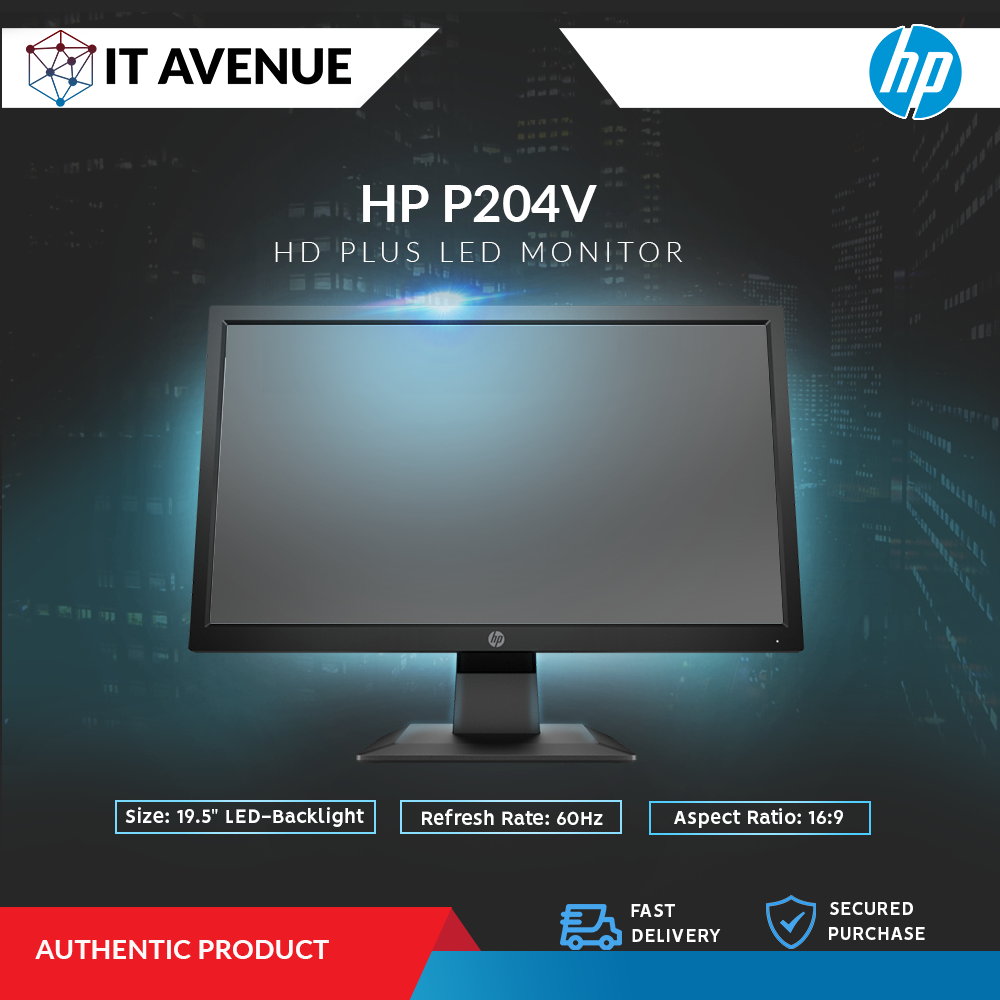 HP P204v 19.5-inch Monitor (5RD66AA) | Lazada PH