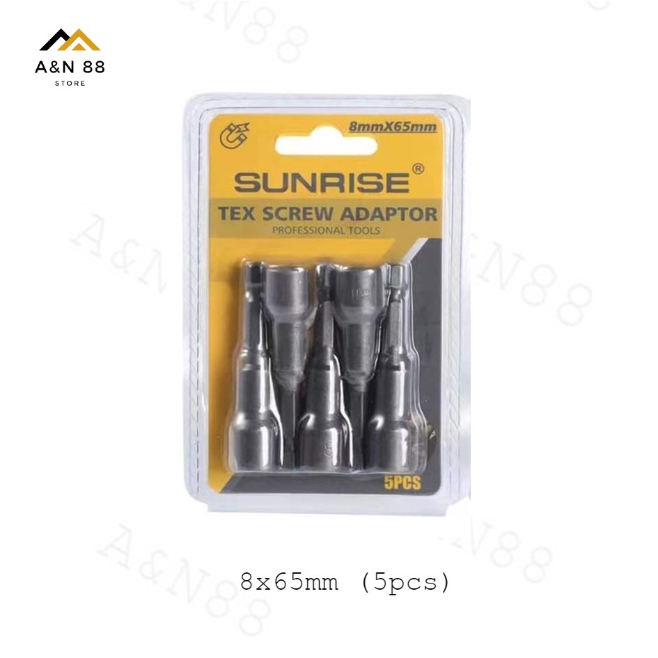 Tex Screw Adaptor / MAGNETIC NUT SOCKET / Tex Screw Adapter ( per pack ...