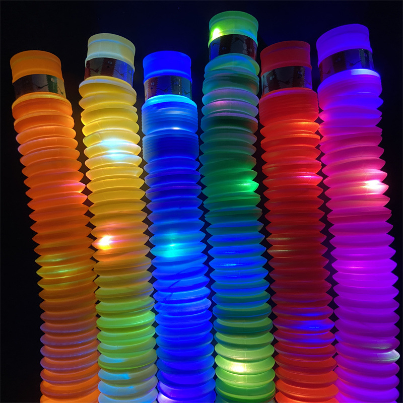 Party Glow Tube Toys LED Pop Tube Stress Relief Sensory Toy For ...