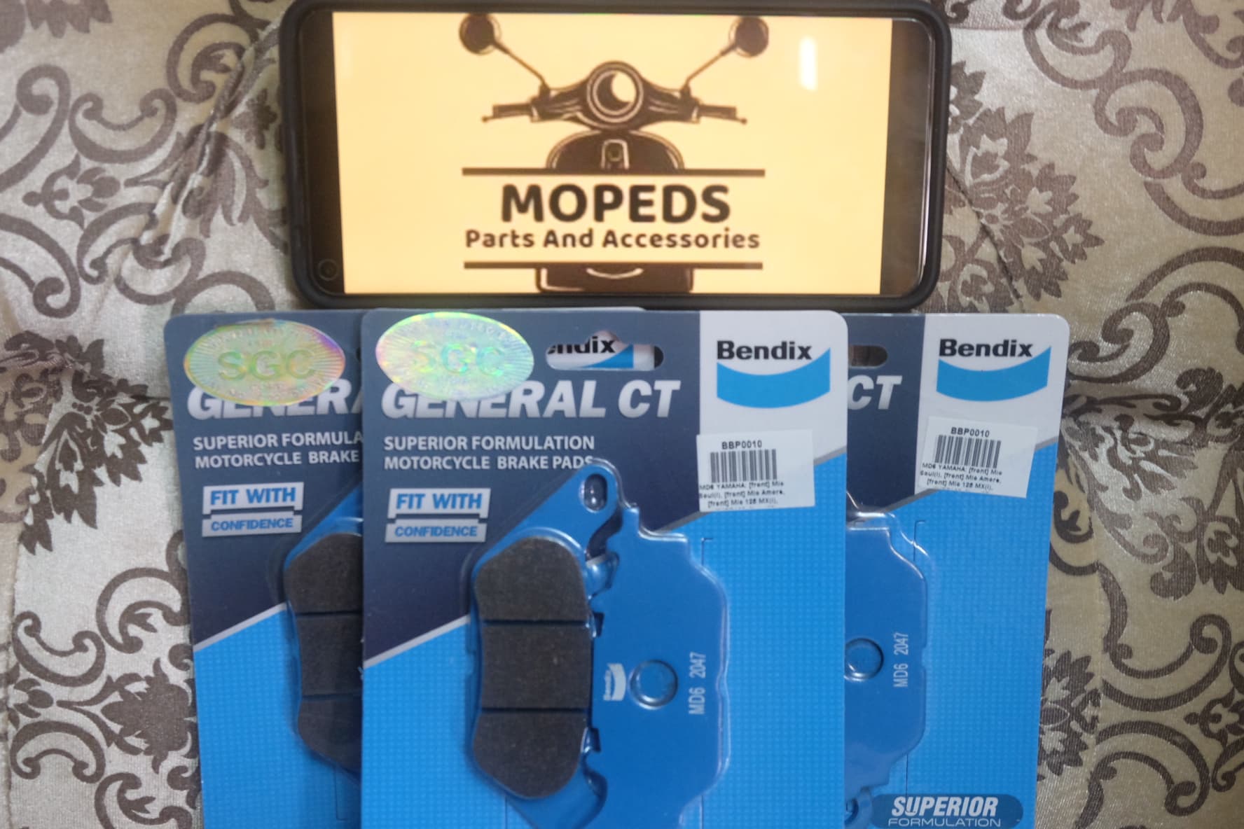 Nmax V1 And V2 Brake Pads Front and Rear MD51 And MD6 Bendix | Lazada PH