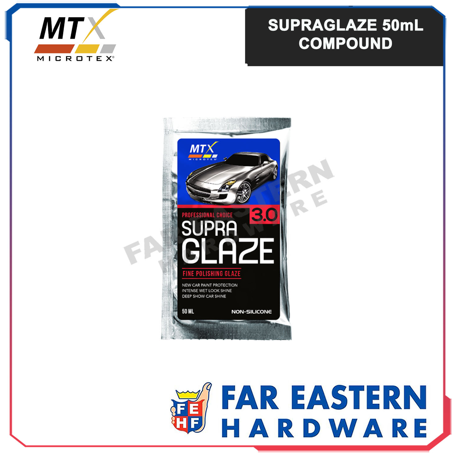 MICROTEX Supra Glaze 50mL Sachet Show Car Glaze Detailing Compound ...