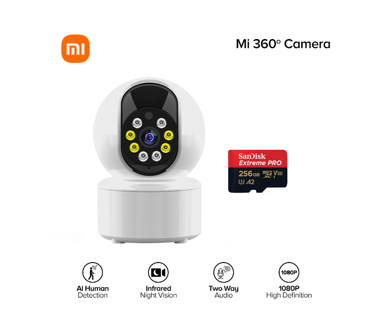 Xiaomi V380 Pro CCTV camera wireless WIFI network security two-way ...