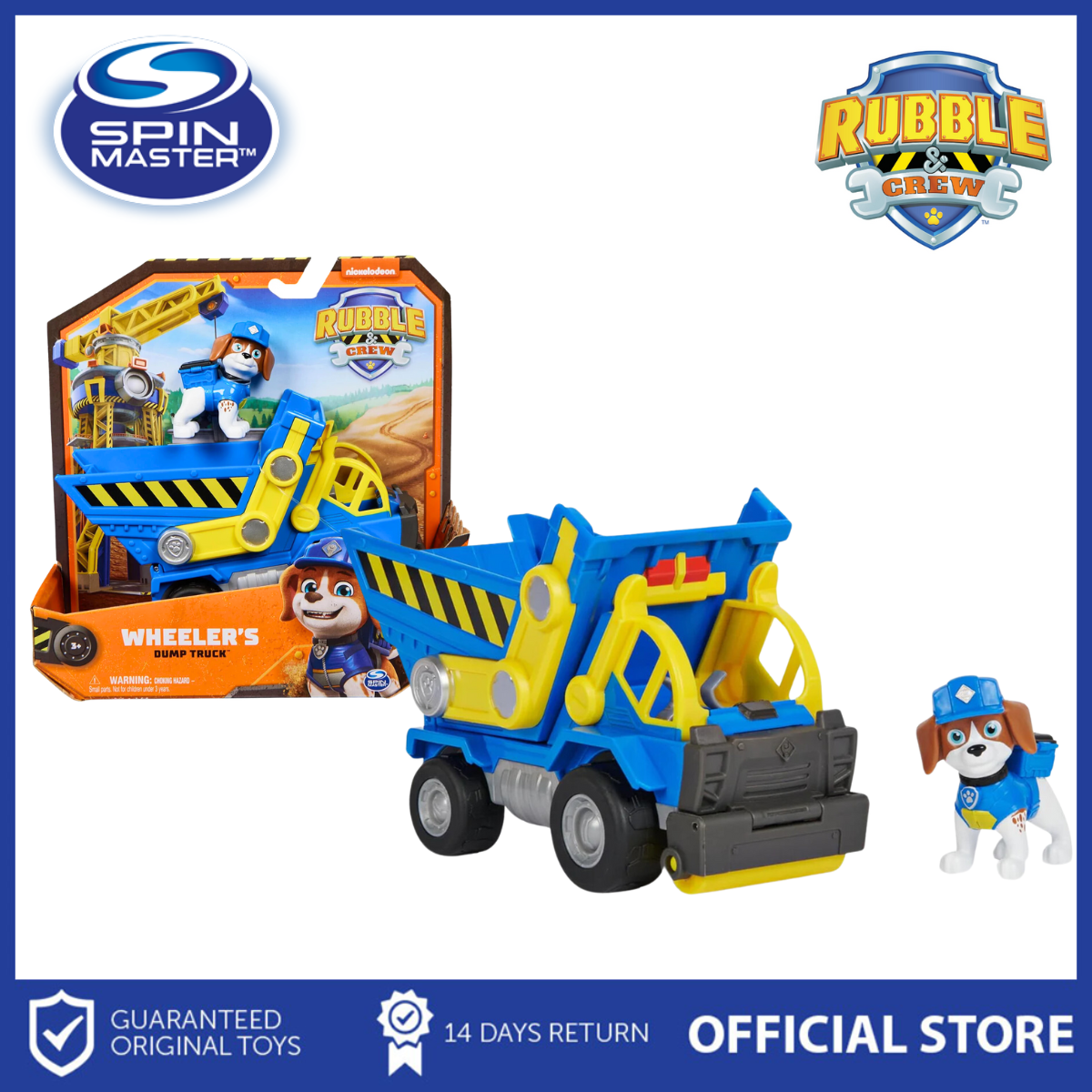 Paw Patrol Rubble & Crew Vehicles Mini Figures with Vehicle (Charger's ...