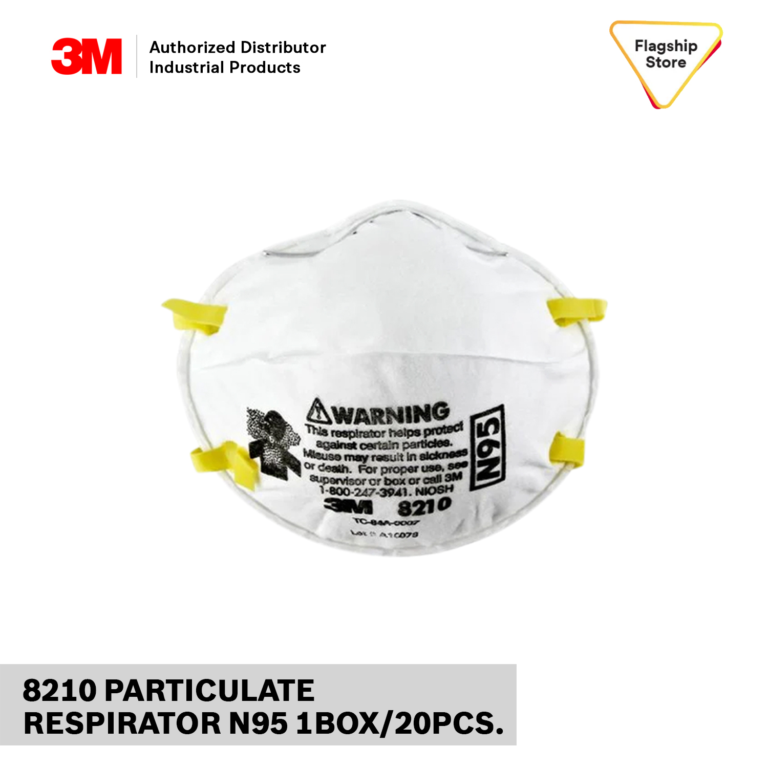 3M 8210 Particulate Respirator 20pcs/box | Lazada PH