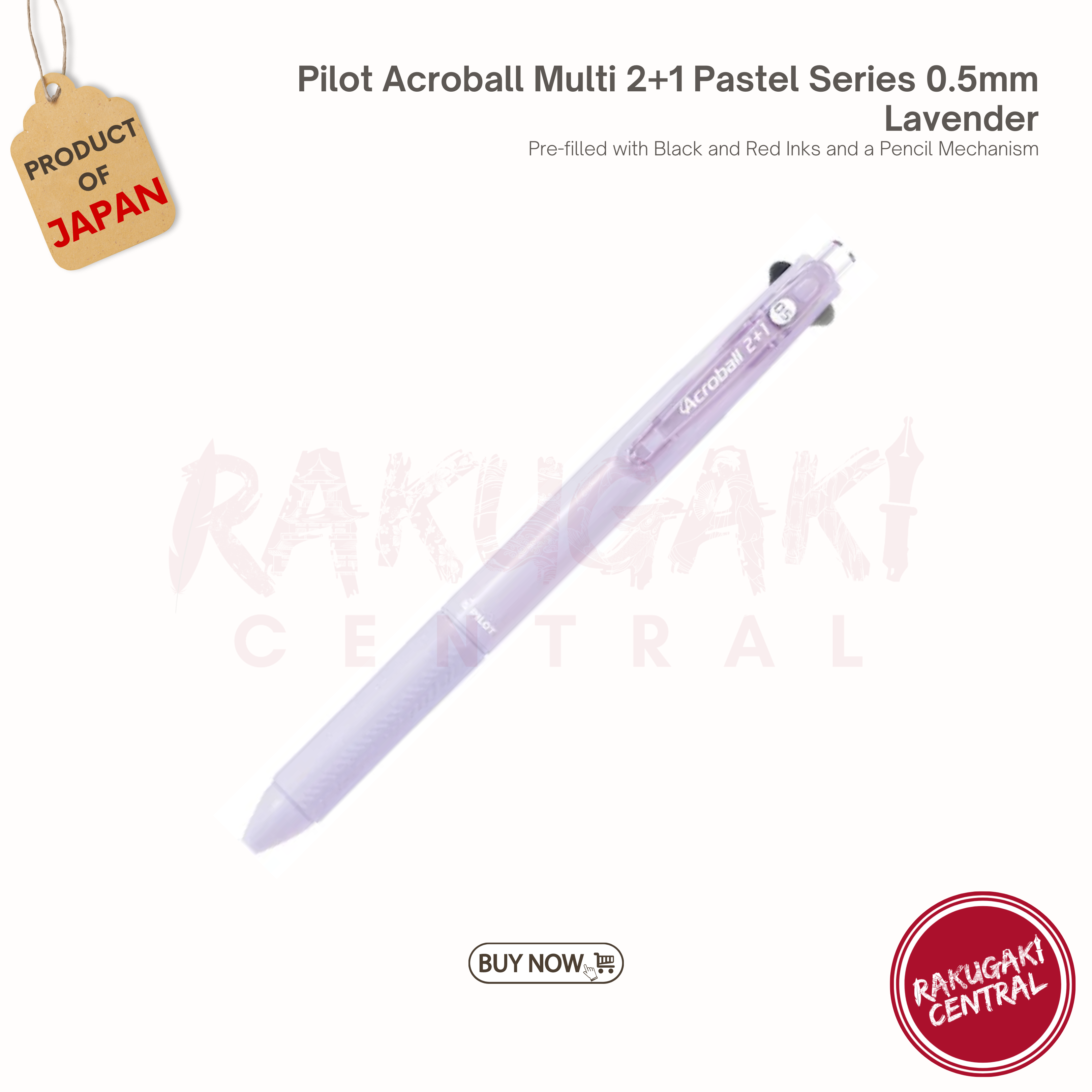 Pilot Acroball 2+1 Pastel Series 0.5mm Multipen | Lazada PH