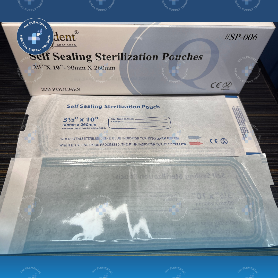 QUALIDENT Self Sealing Sterilization Pouches | Lazada PH