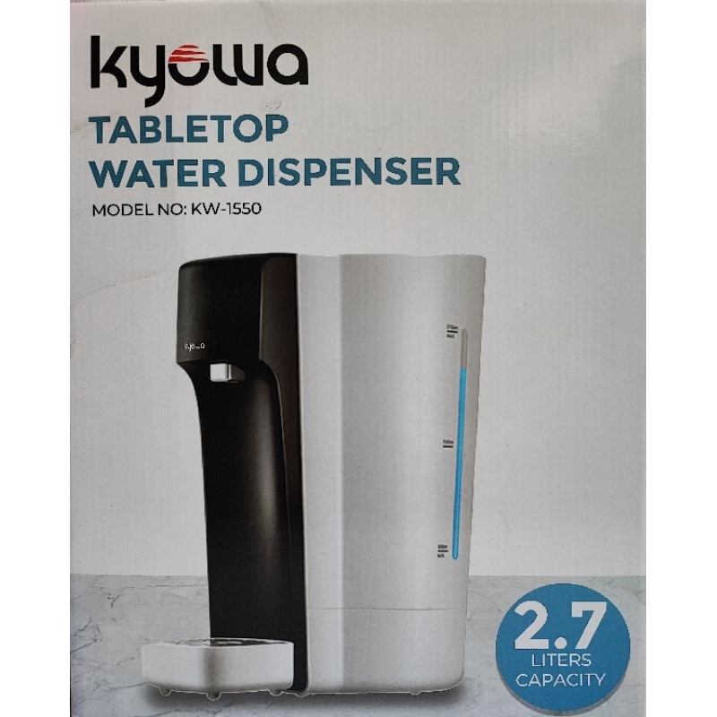 Kyowa Water Dispenser KW-1550 Table Top Hot and Normal | Lazada PH