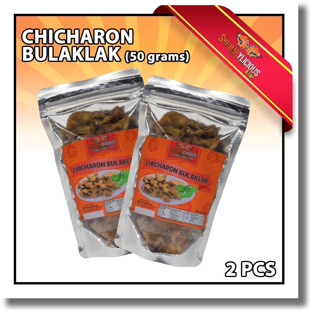 Zoedi Shrimpylicious 2 pcs Chicharon Bulaklak 50grams/pack / Keto ...