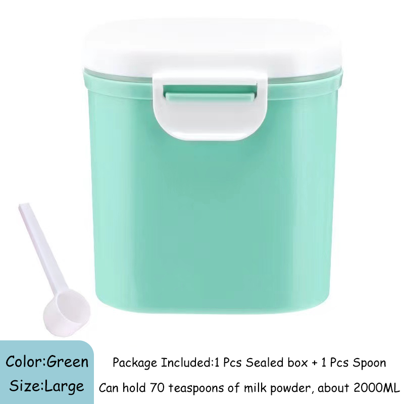 Baby milk powder box Milk powder cans Travel Portable food supplement ...