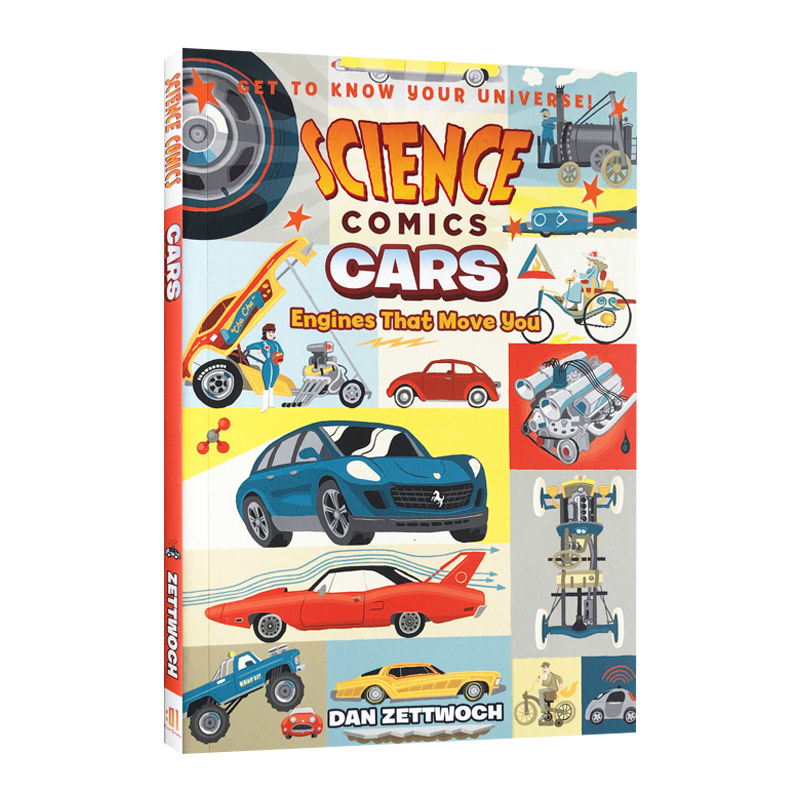 English original science comics cars science cartoon series car ...