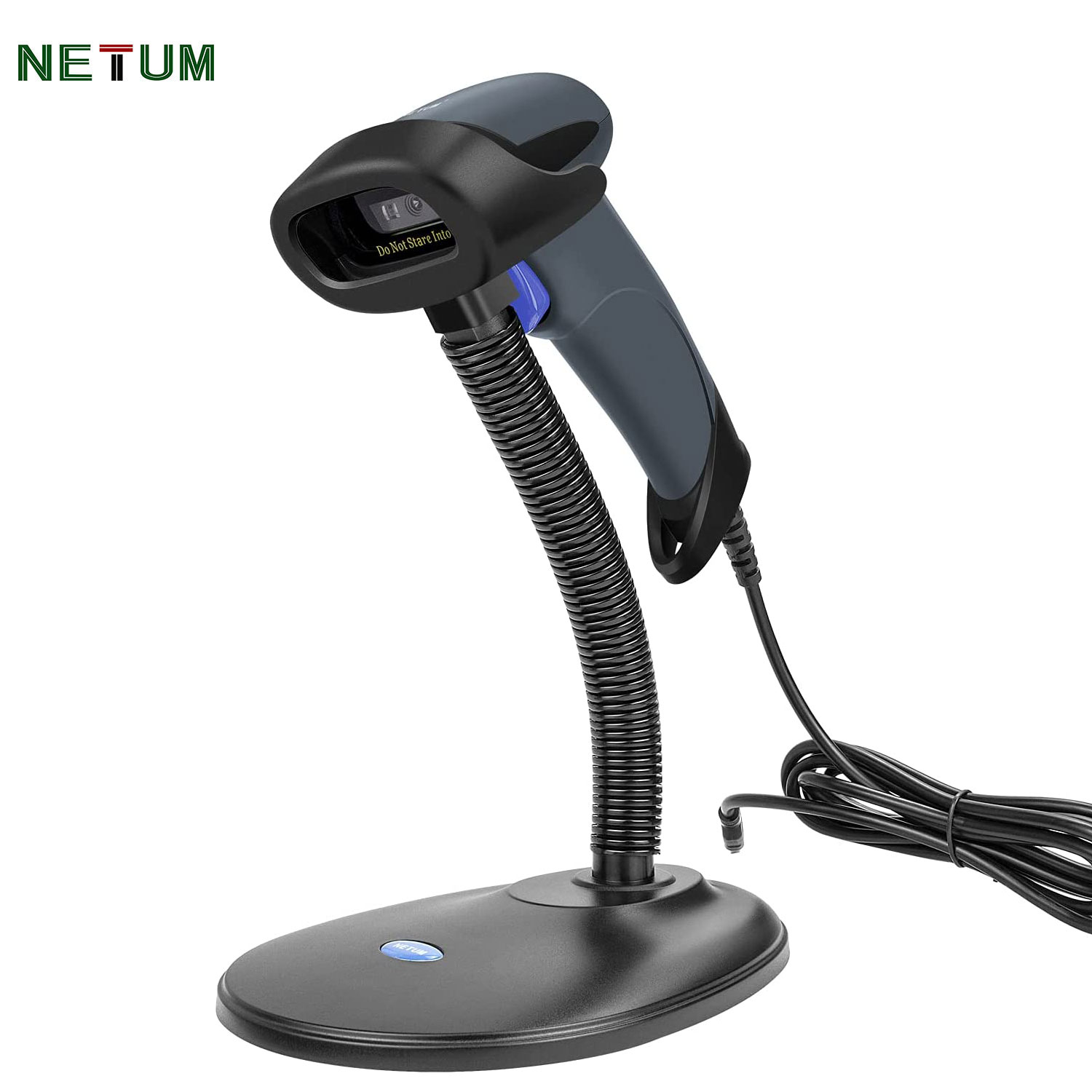 NETUM 2D Barcode Scanner with Stand USB 2.0 Wired QR Code Imager ...