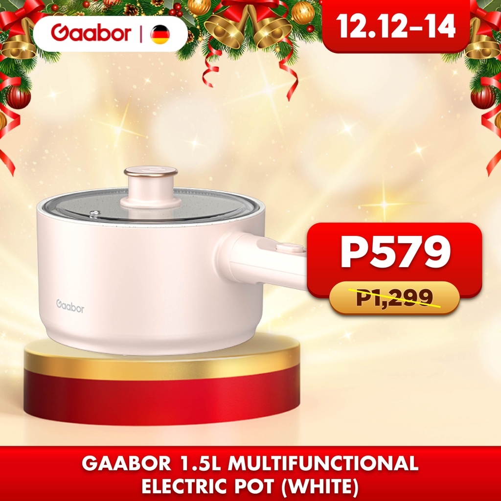 Gaabor 1.5L Multifunctional Electric Pot | Lazada PH