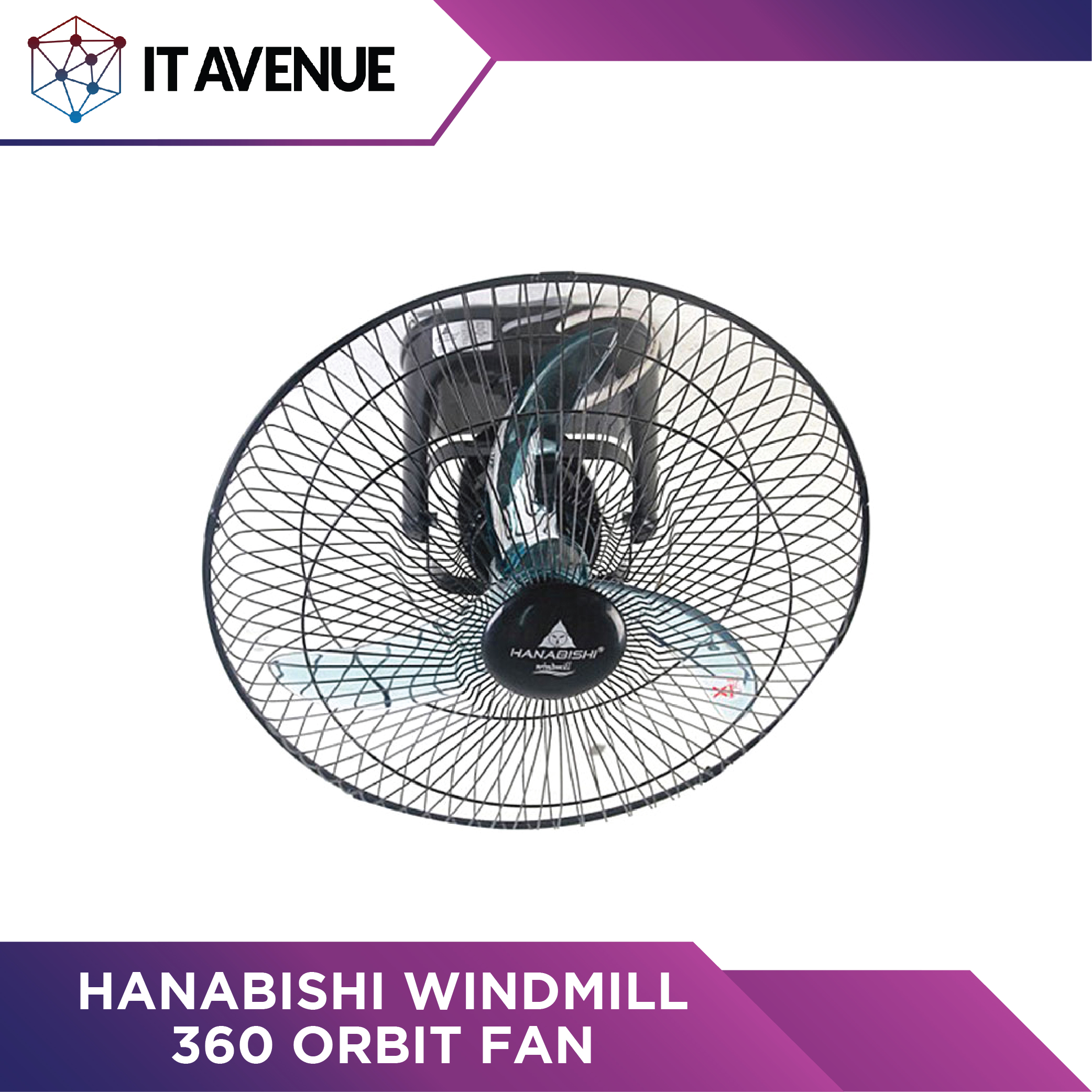 HANABISHI WINDMILL 360 ORBIT FAN | Lazada PH
