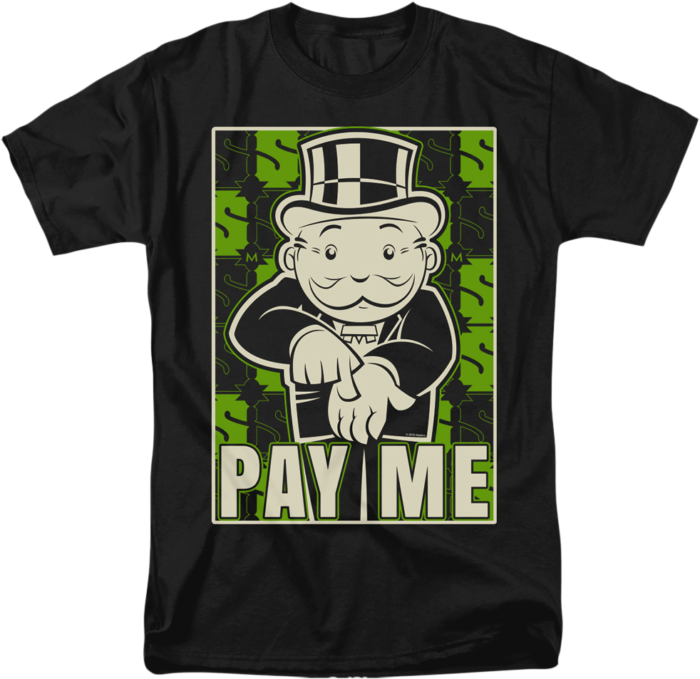 Pay Me Monopoly T-Shirt | Lazada PH