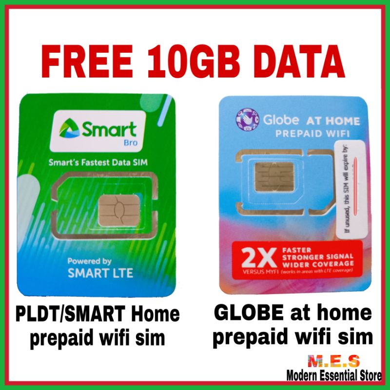 *LOWEST PRICE* GLOBE - PLDT SMART SIM CARD for GLOBE AT HOME PREPAID ...