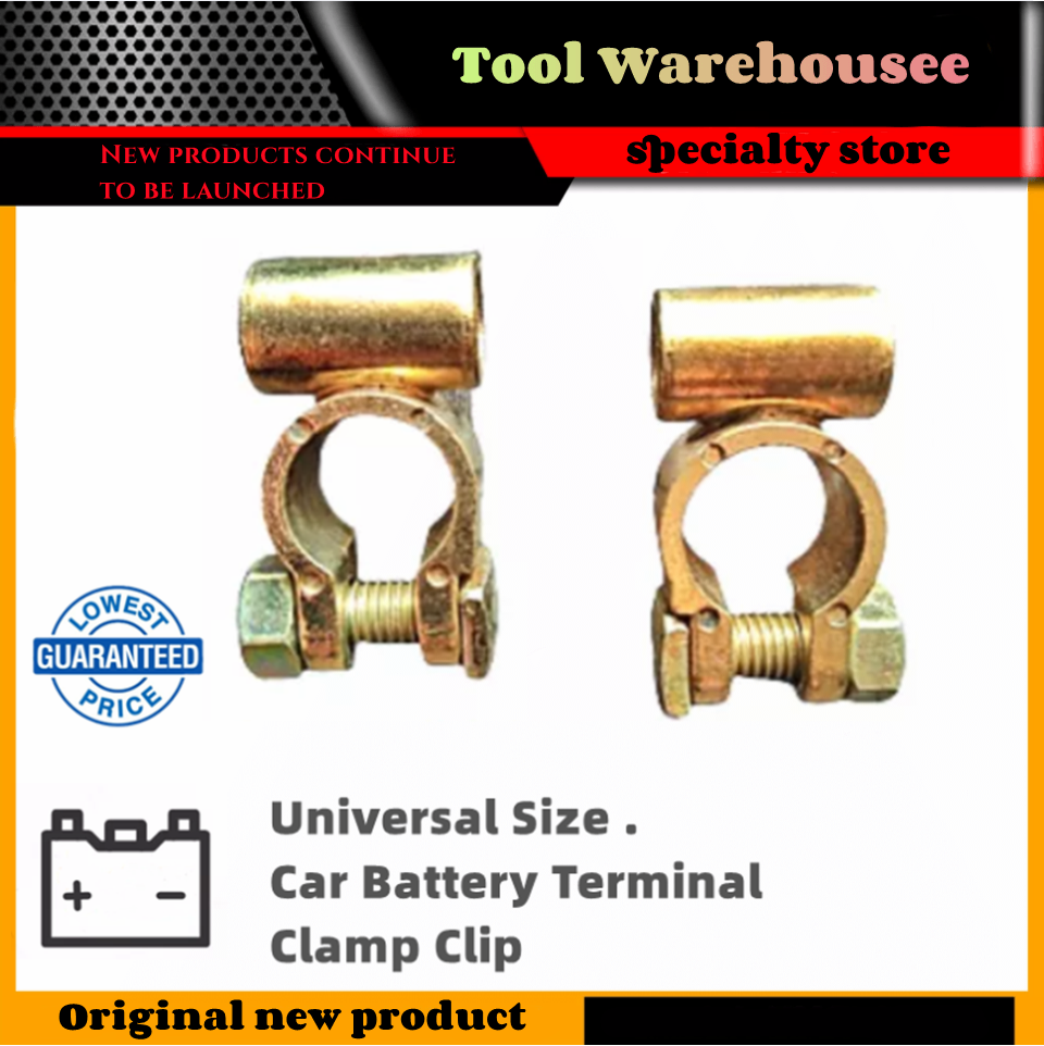 1 pair of copper car battery terminal clips heavy duty | Lazada PH