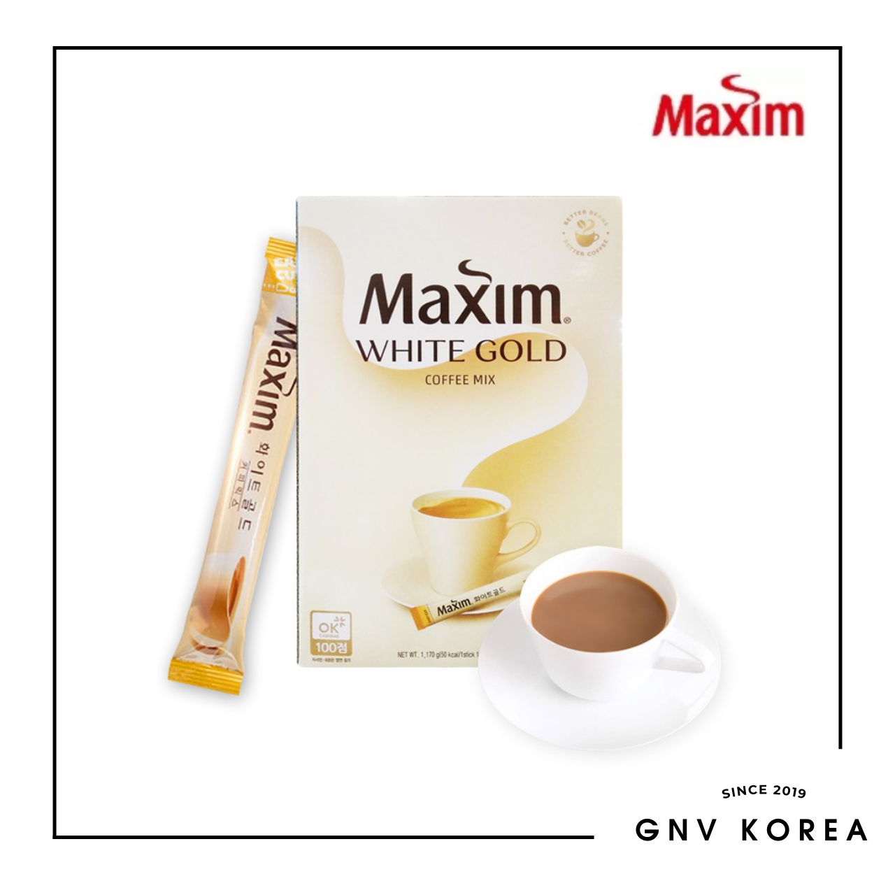 [MAXIM] WHITE GOLD COFFEE MIX x 100pcs | Lazada PH