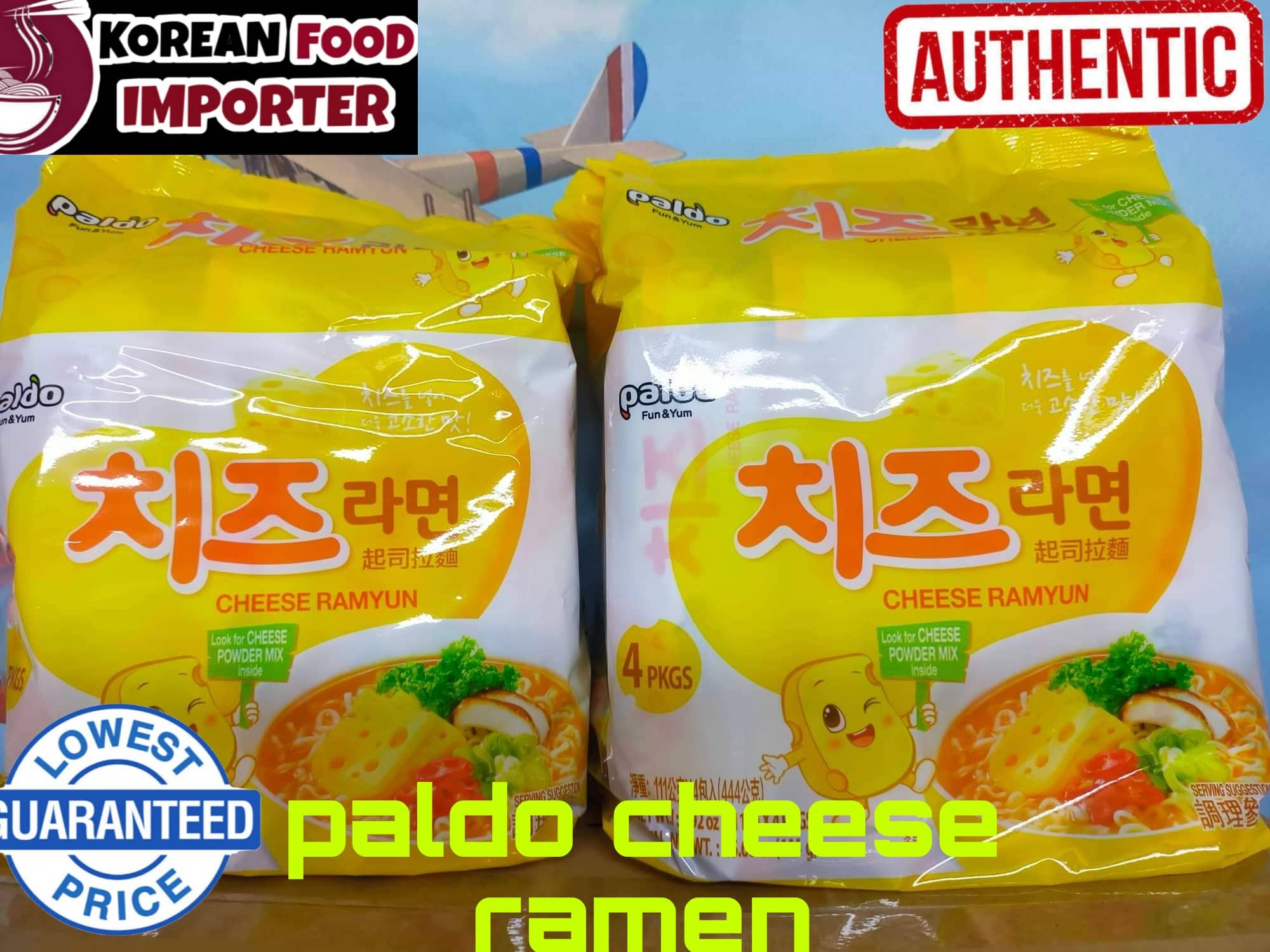 Paldo Cheese Ramyun Multipack and per pcs authentic korean products ...