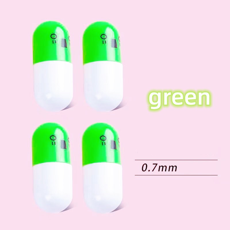 [RF NOTES] Mini Capsule Pill Pen Retractable Plastic Ballpoint Pen ...