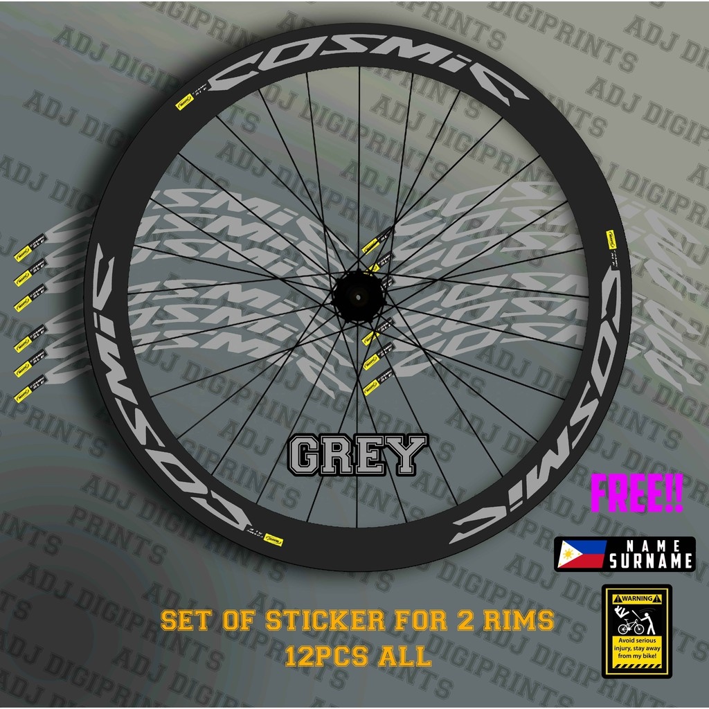 MAVIC COSMIC SLE Rim Decals Sticker | Lazada PH