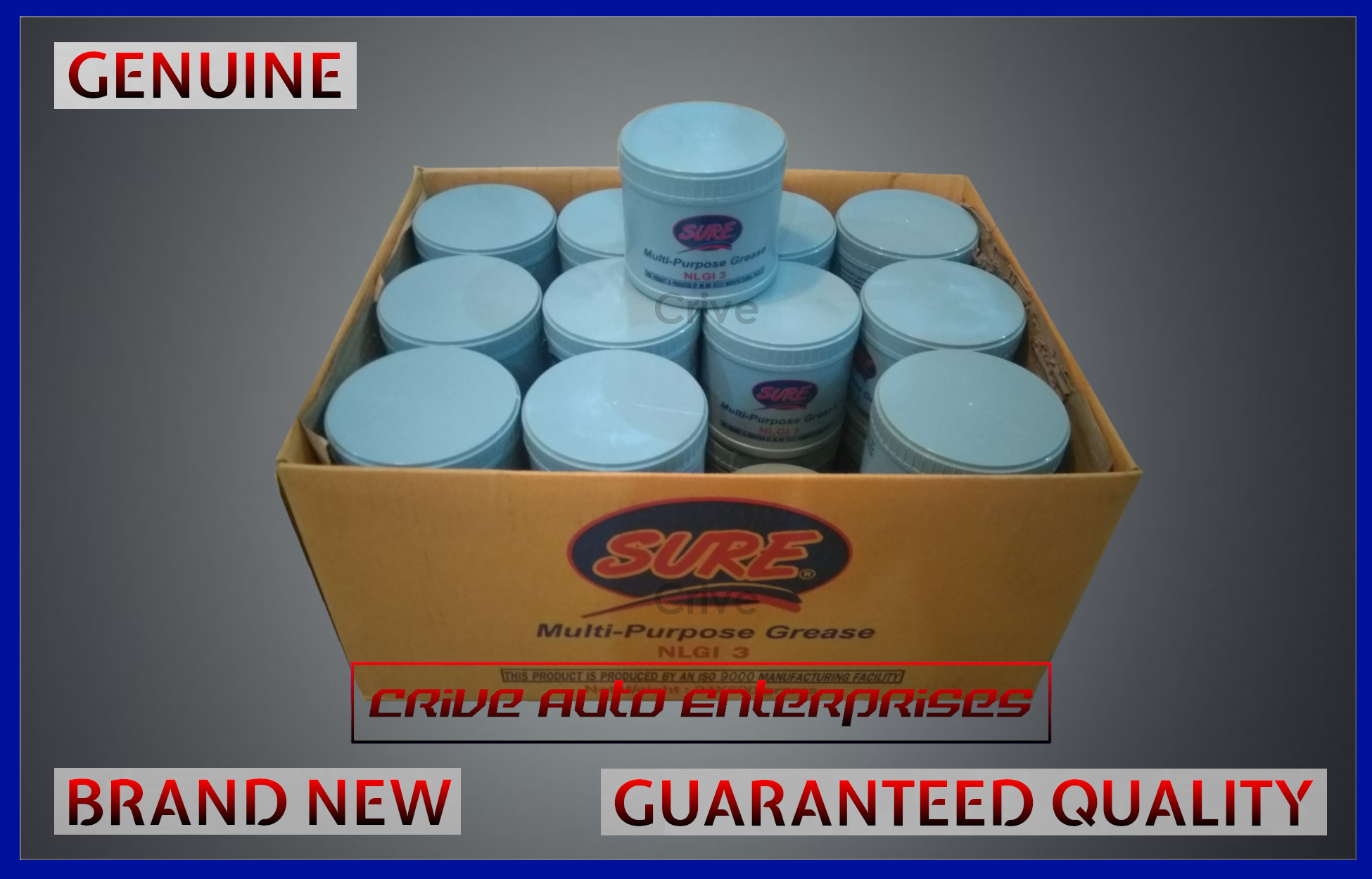 ORIGINAL 24pcs. Sure Multi-Purpose Grease NLGI 3 (500g) | Lazada PH