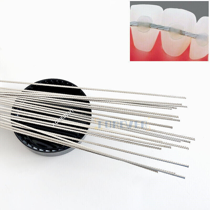 10 Pieces Dental Lingual Retainer Twist Wire Flat Twisted Wires ...