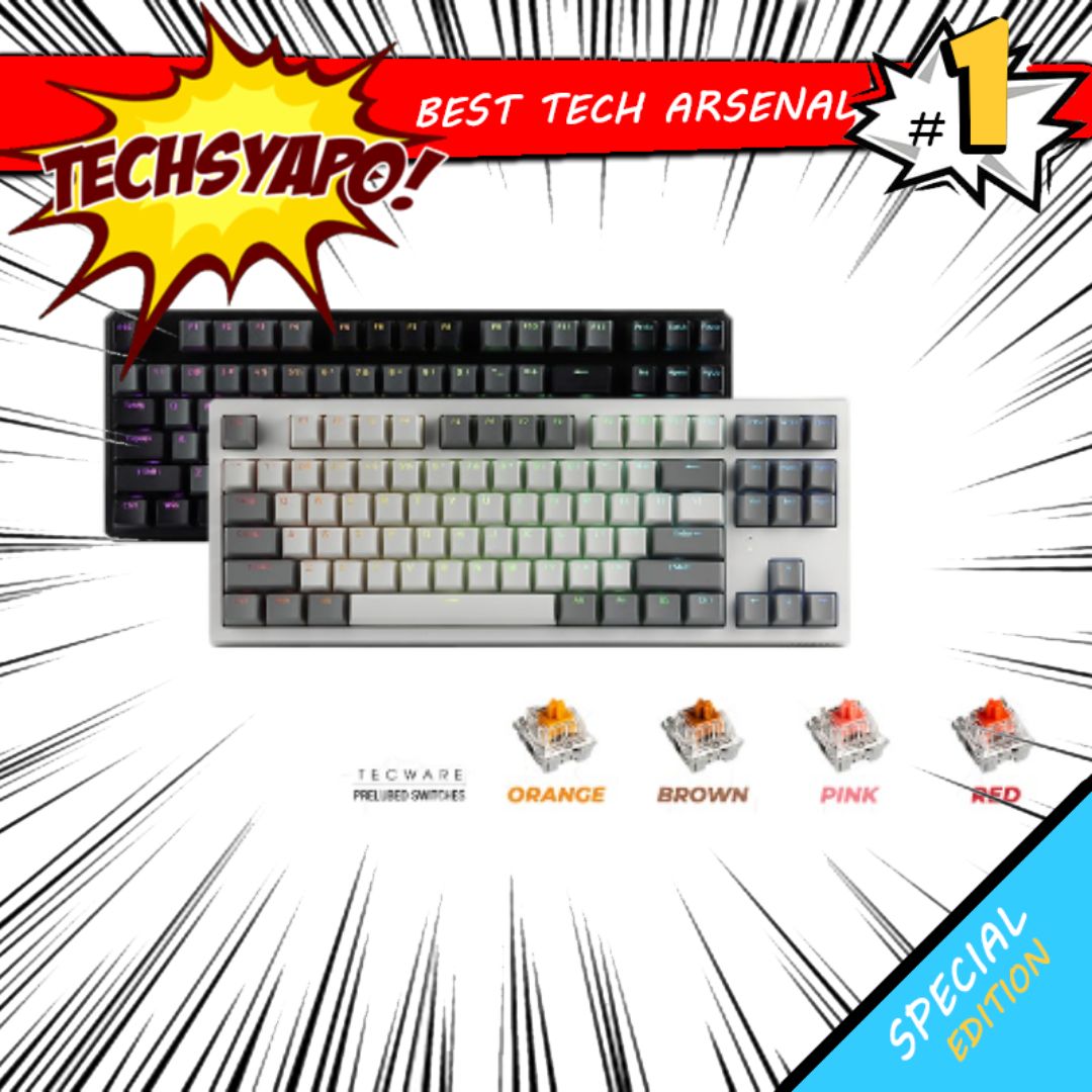 TECWARE PHANTOM+ ELITE 87 KEYS RGB MECH TRIMODE | Lazada PH