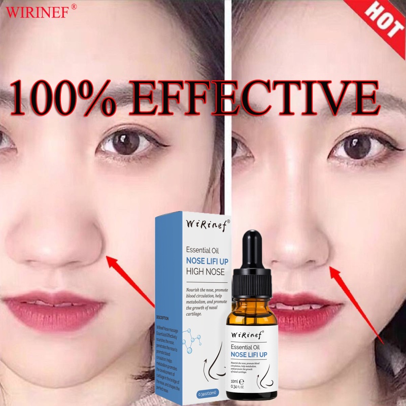 Say Goodbye to Flat Nose! WiRinef Beauty Nose Essential Oil Shape the ...