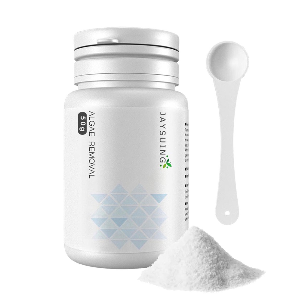 50g Algae Remover for Ponds - Algae Removal Agent with Spoon Water ...