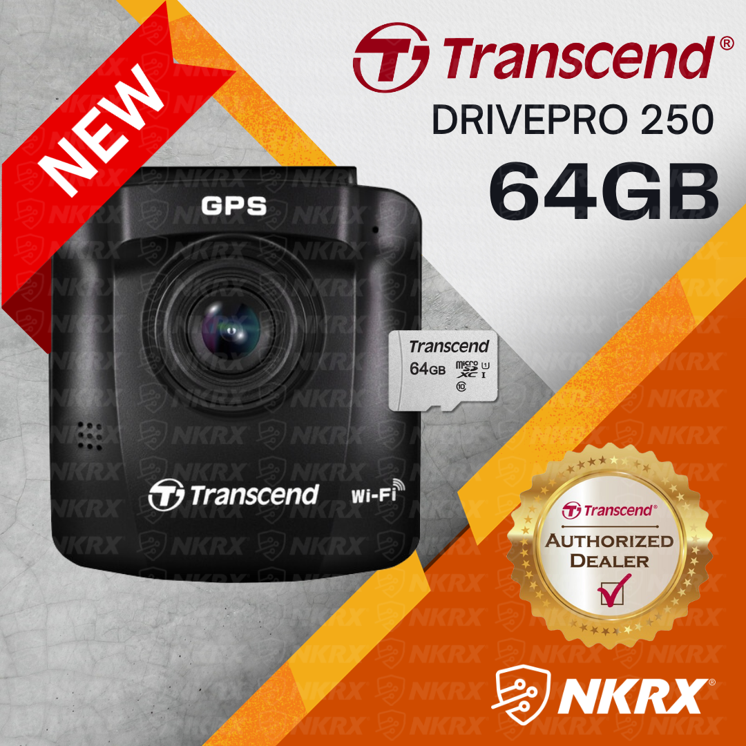 NEW Transcend DrivePro 250 Camera Dashcam STARVIS sensor | 1080p Full ...
