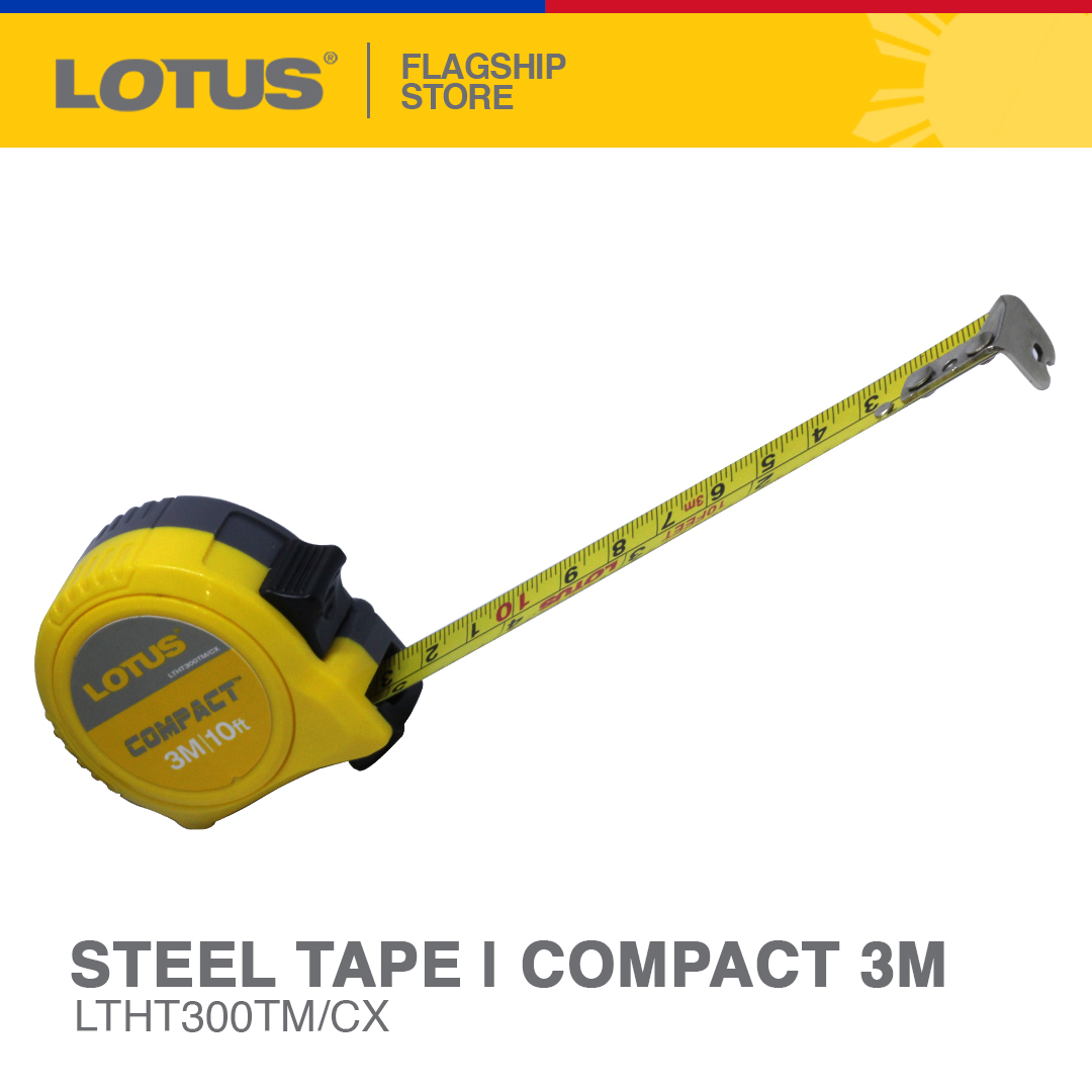 Lotus Imperial Steel Tape | Compact Series - 3M | 5M | 8M - Measuring ...