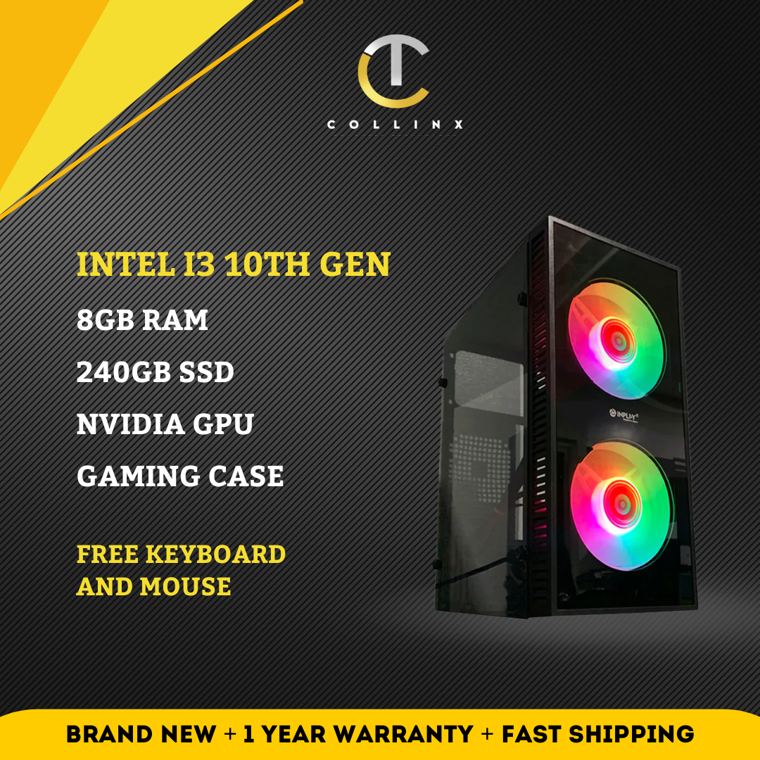 [ GAMING PC BUILD - ARMOR ] INTEL CORE I3 10TH GEN PC Desktop | Nvidia ...