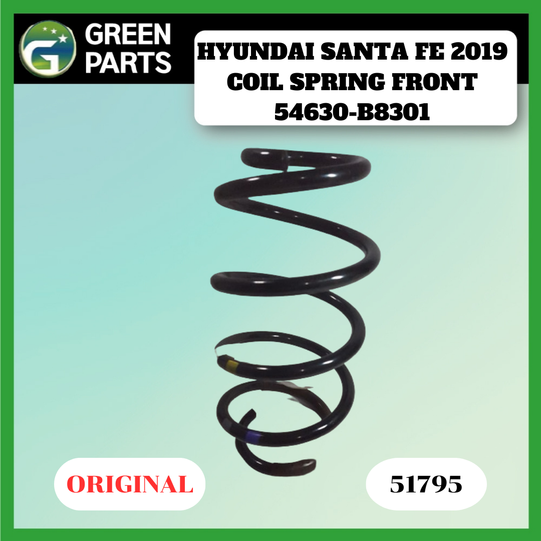 COIL SPRING FRONT FOR HYUNDAI SANTA FE MODEL 2019 (ORIGINAL) /54630 ...