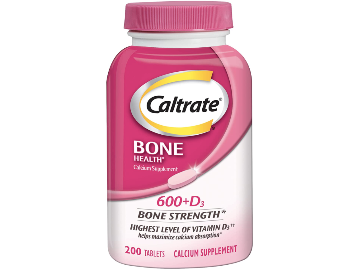 Caltrate 600+D3 Calcium and Vitamin D Supplement Tablet, 600 mg 200 ...