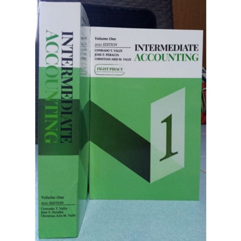 Intermediate Accounting Volume 1 2021 edition Valix | Lazada PH