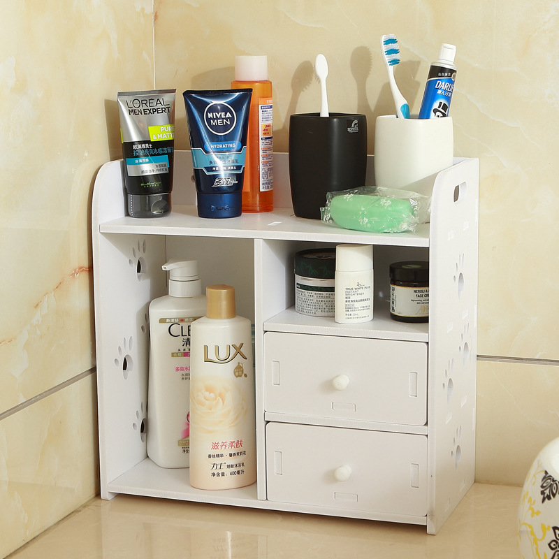 Storage Rack Contracted Toiletries Toilet Cosmetics The Bathroom Draw ...