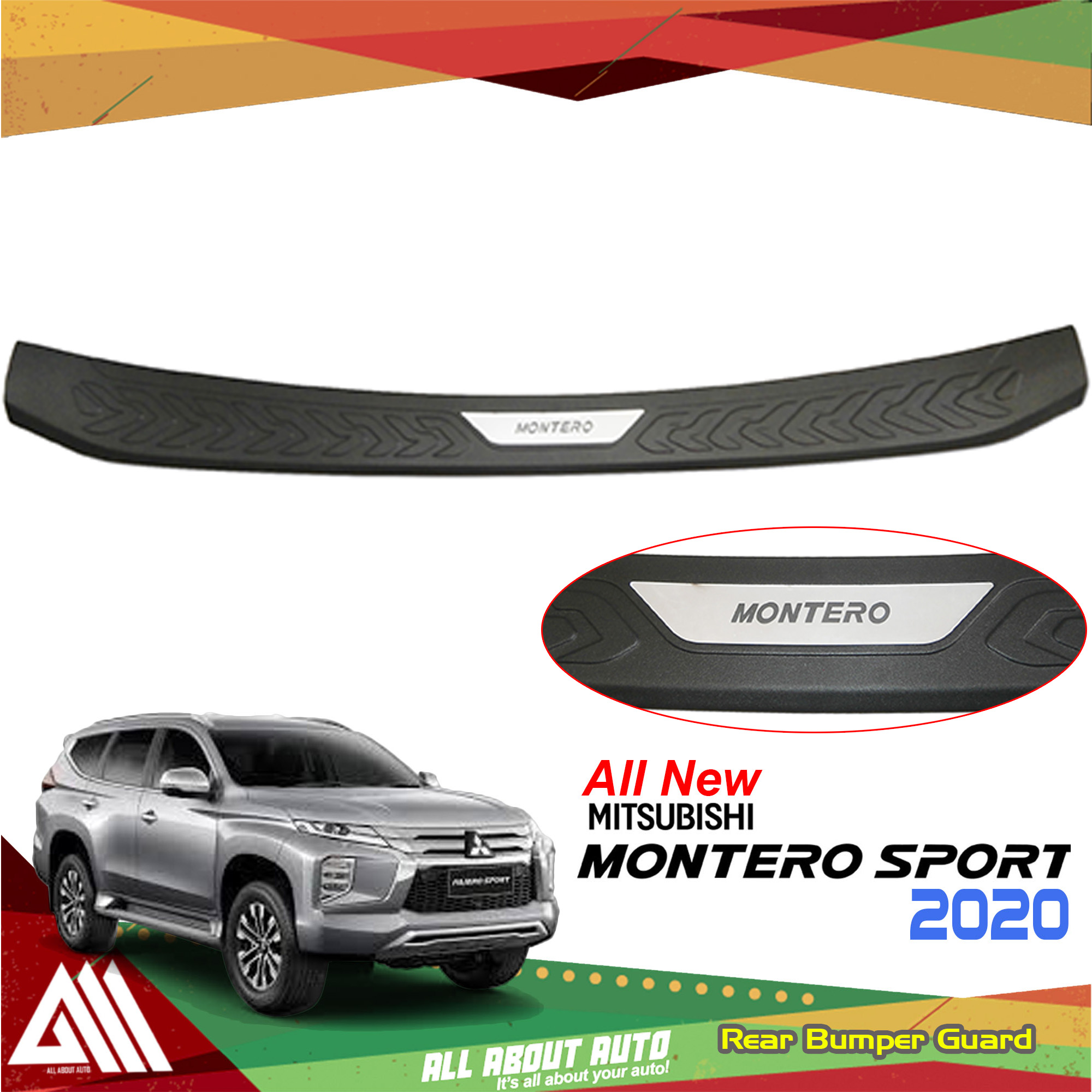 Mitsubishi Montero Sport 2020 Rear Bumper Guard | Lazada PH