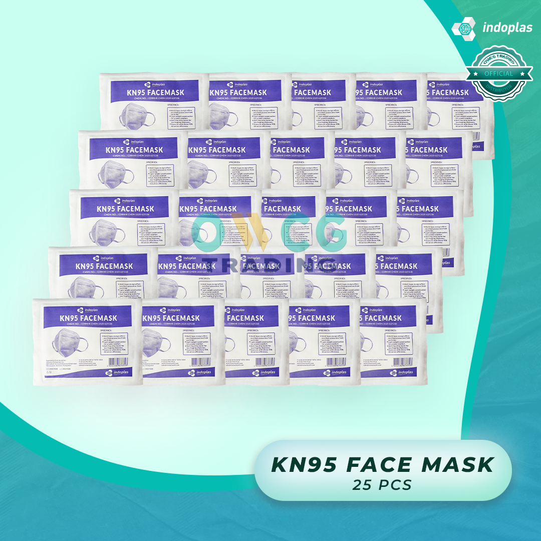 (24 HOURS SHIPOUT) Indoplas KN95 Face Mask 10 pcs, 25 pcs, 50pcs ...