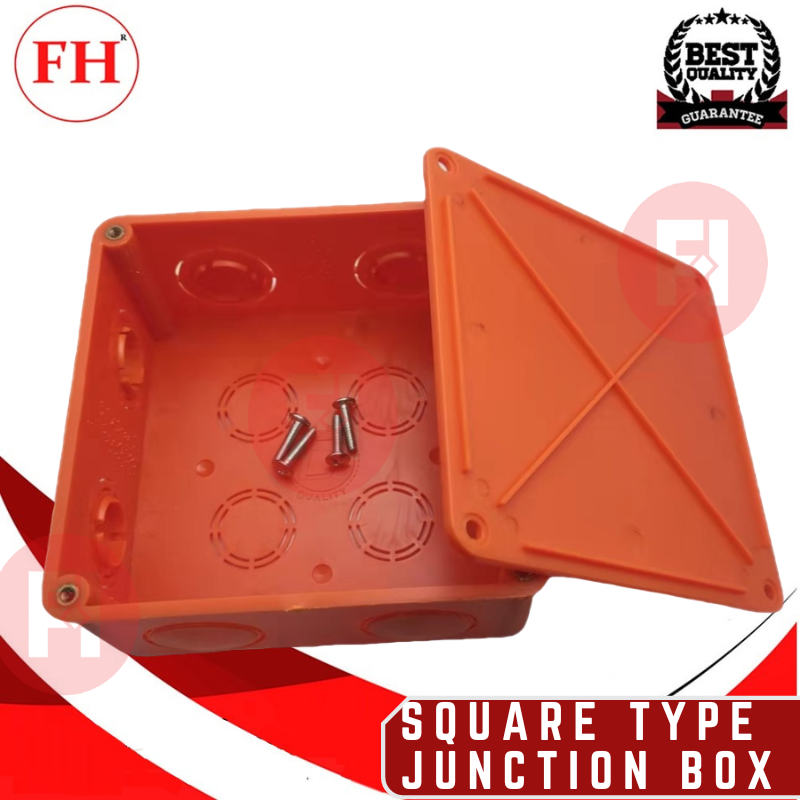 BLUEBEST PVC Square Type Junction Box Large for Electrical Junction Box ...