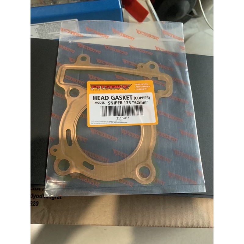 wo- copper head gasket 62mm sniper classic/sniper 135/sniper 150 ...