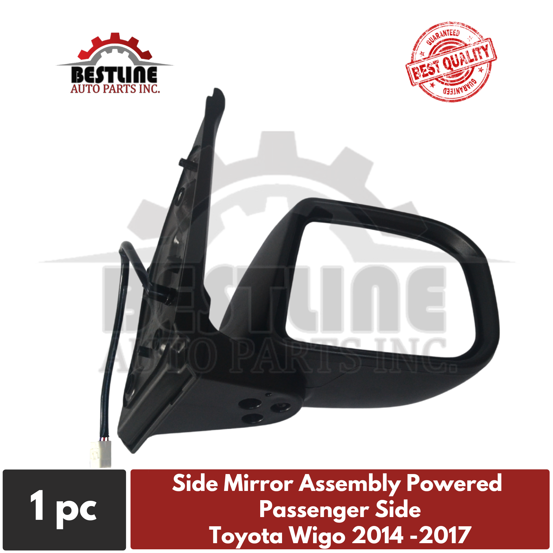 Side Mirror Assembly Powered / Electric Passenger Side (Right Side) for ...