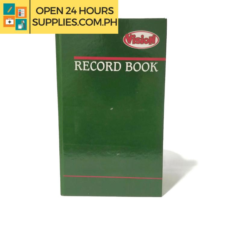 Vision Record Book Record Book Log Book 170x280 mm 200 pages blue ...