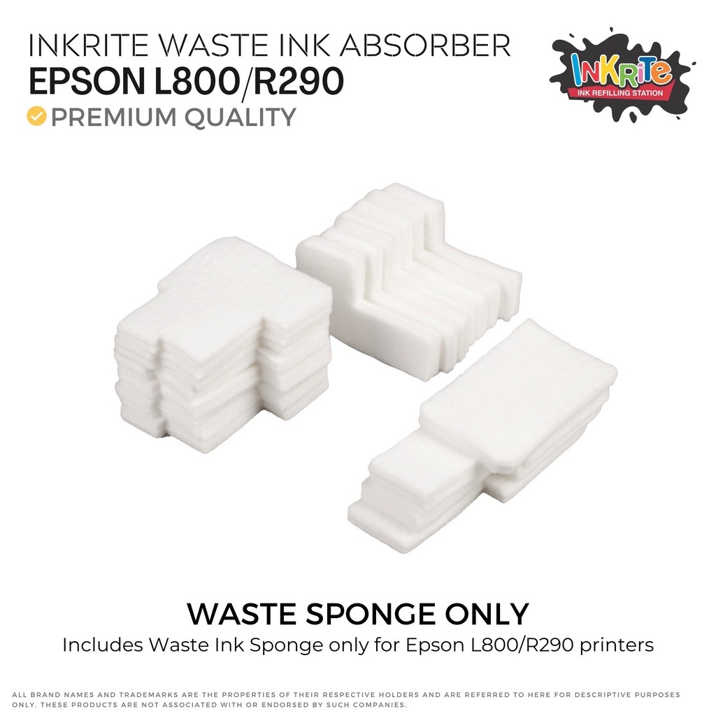Inkrite Waste Ink Tank Sponge Tray Porous Pad for Epson L800 L805 ...