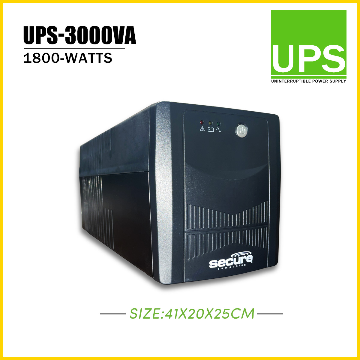 SECURE UPS 650VA, 1000VA, 1500VA, 2000VA, 3000VA, Uninterruptible Power ...