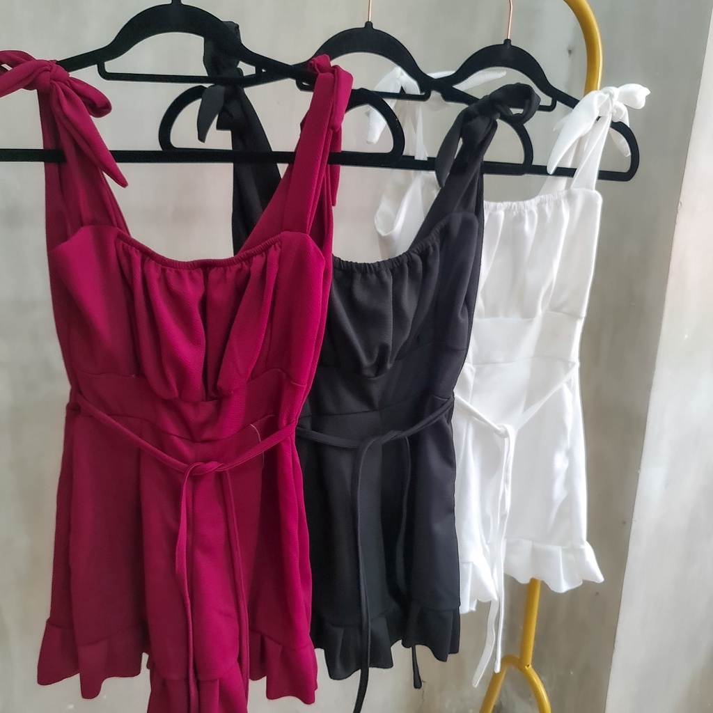 V BACK ROMPER JUMPSHORTS | Lazada PH